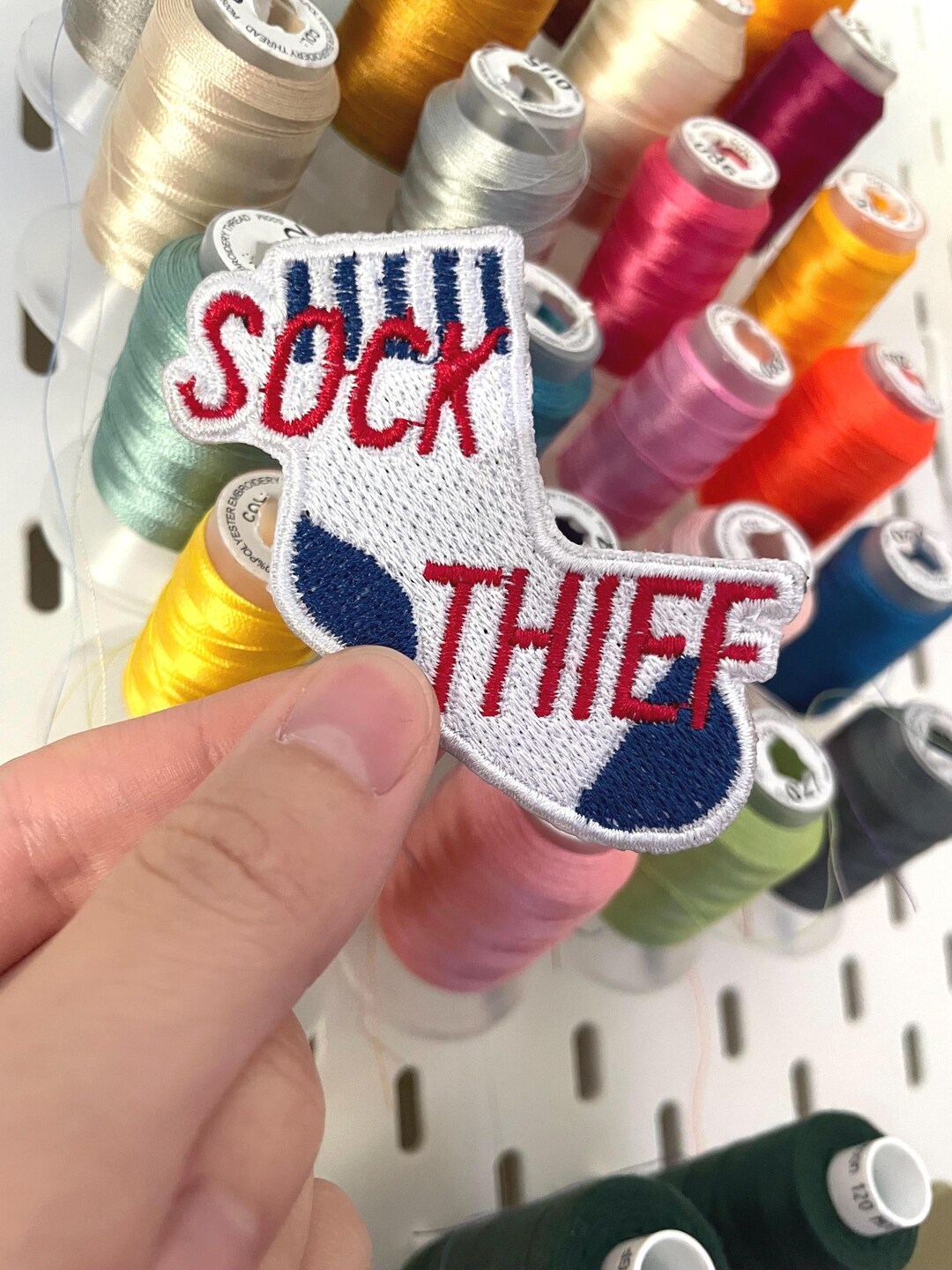 Sock Thief - Dog Merit Badge - Embroidery Patch - Iron On - Etsy