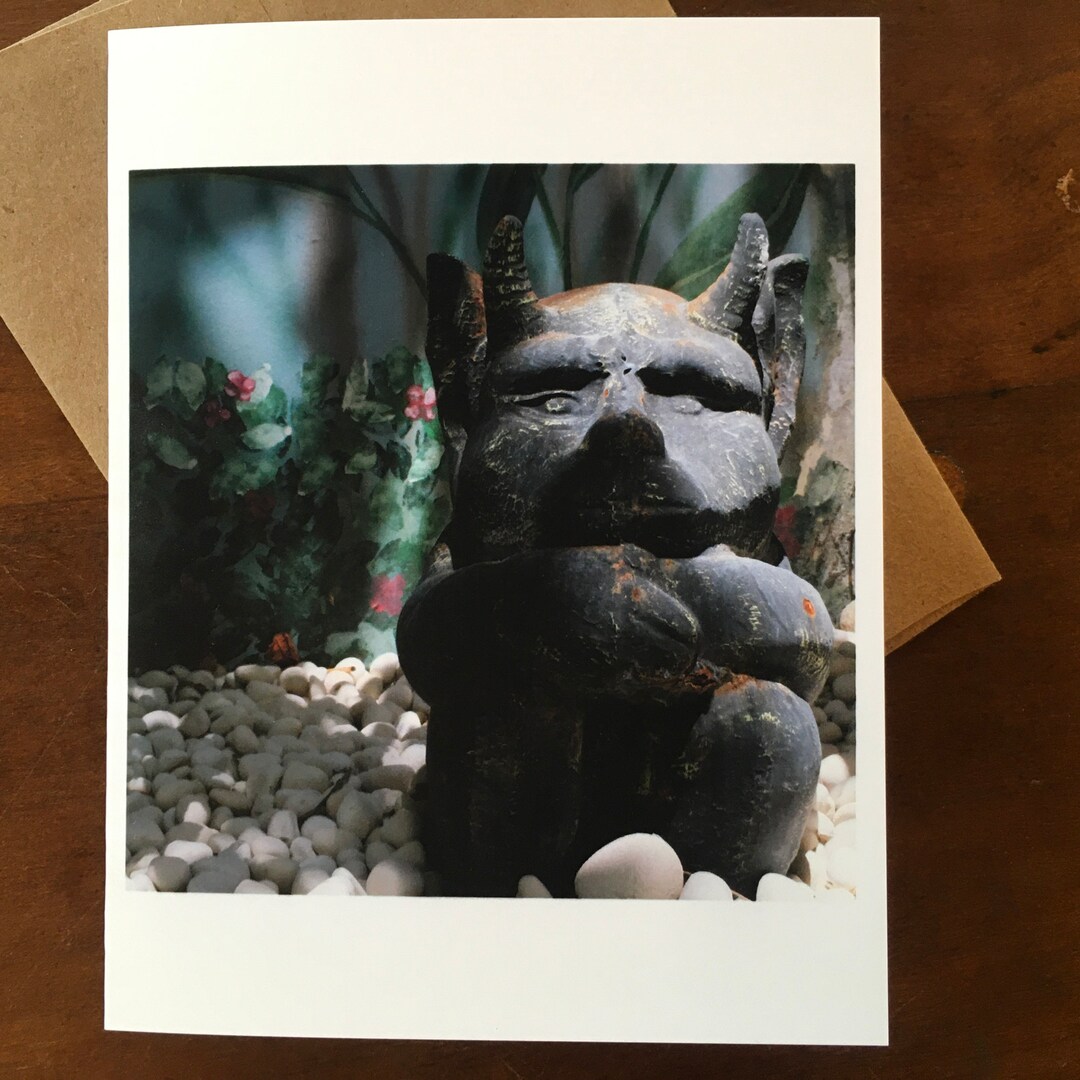 Gargoyle San Juan Puerto Rico 4.25 X 5.5 Notecard - Etsy