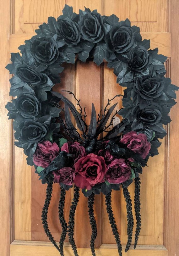 Lush Goth Wreath - Etsy
