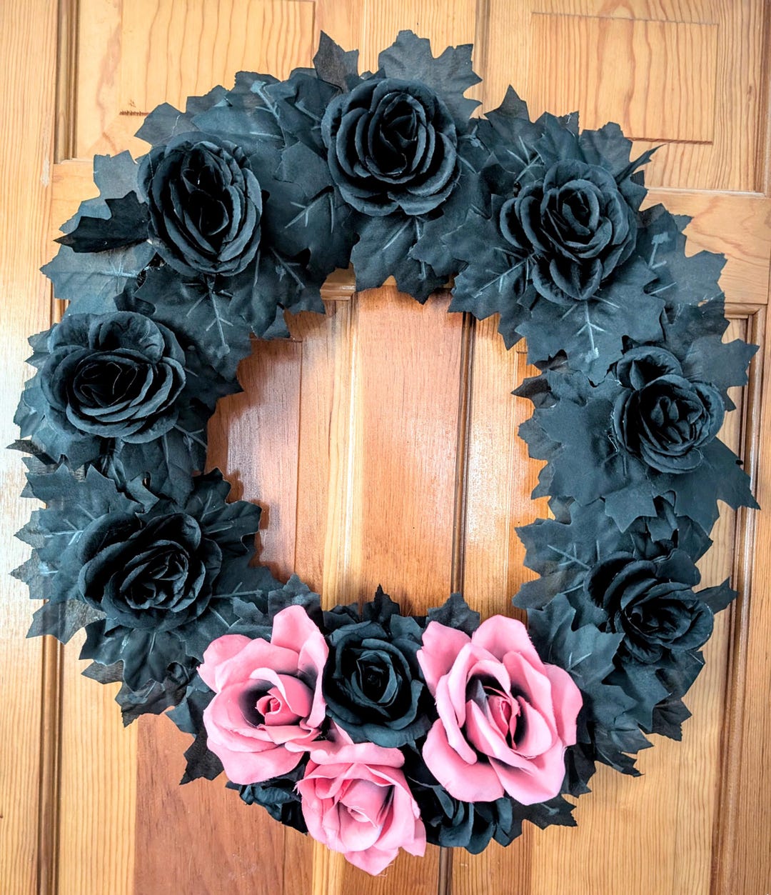 Simple Goth Wreath - Etsy