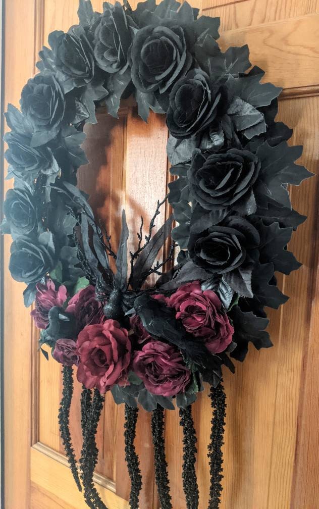Lush Goth Wreath - Etsy