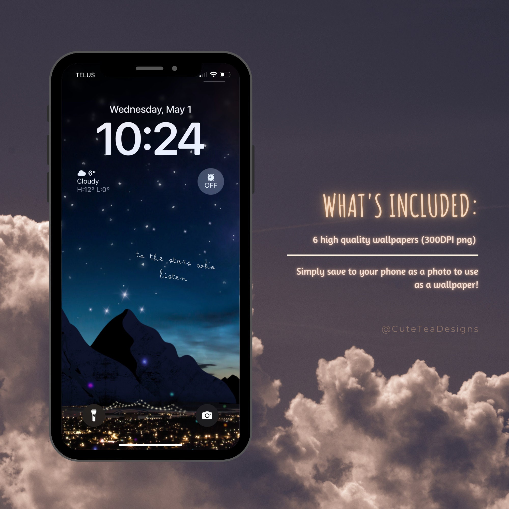 Velaris Night Sky Phone Wallpaper | ACOTAR, the Night Court, Sarah J ...
