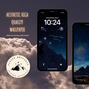 Velaris Night Sky Phone Wallpaper ACOTAR, the Night Court, Sarah J Maas ...