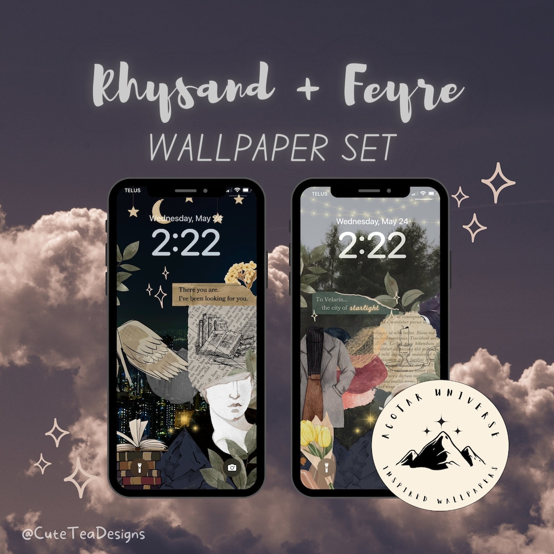 Rhysand and Feyre Wallpaper Set | Velaris City of Starlight Phone ...