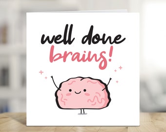 Exam Well Done Card - Etsy UK