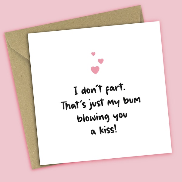 Fart Card - Etsy UK
