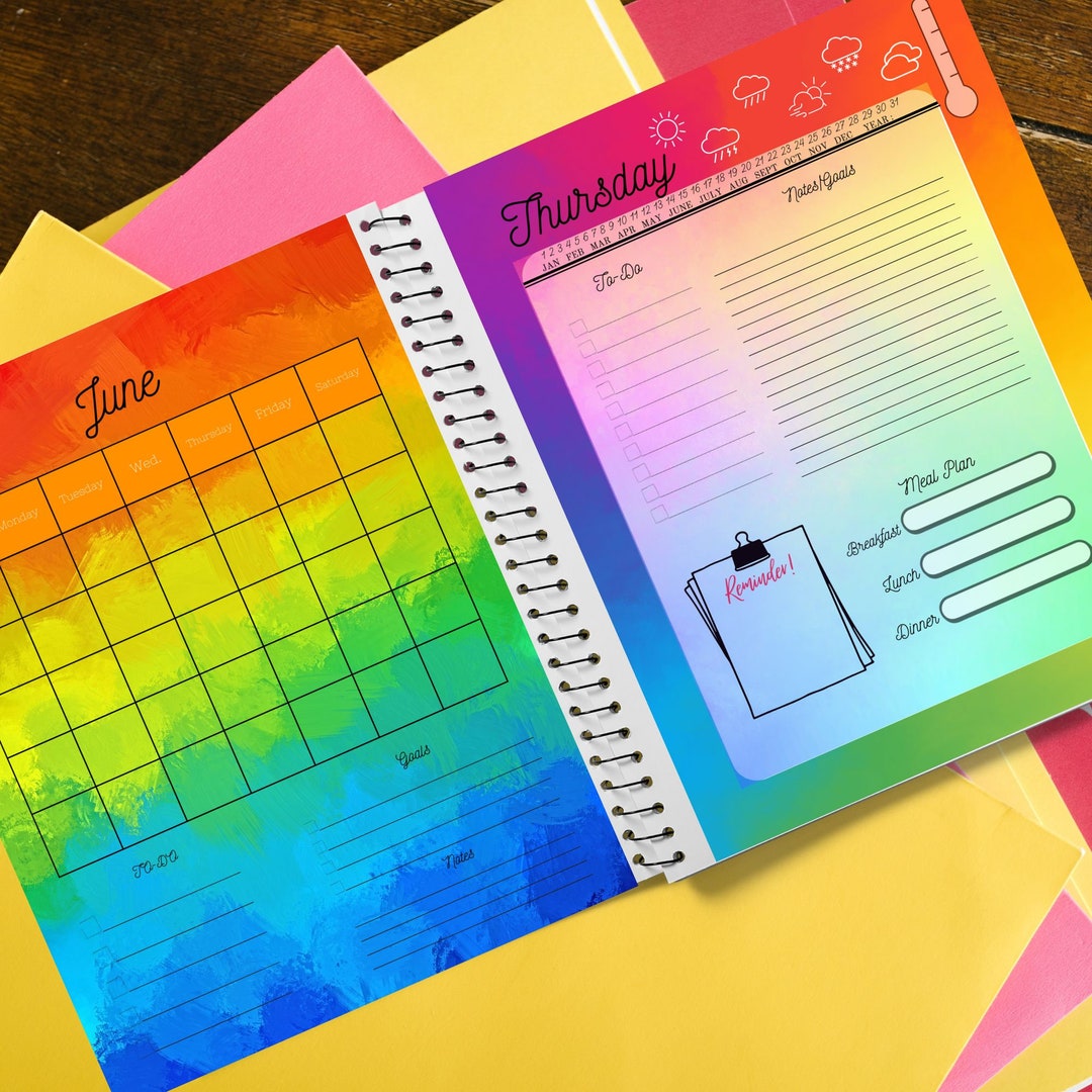 Pride Planner Pack Your Ultimate Guide to Organized Rainbow Bliss - Etsy