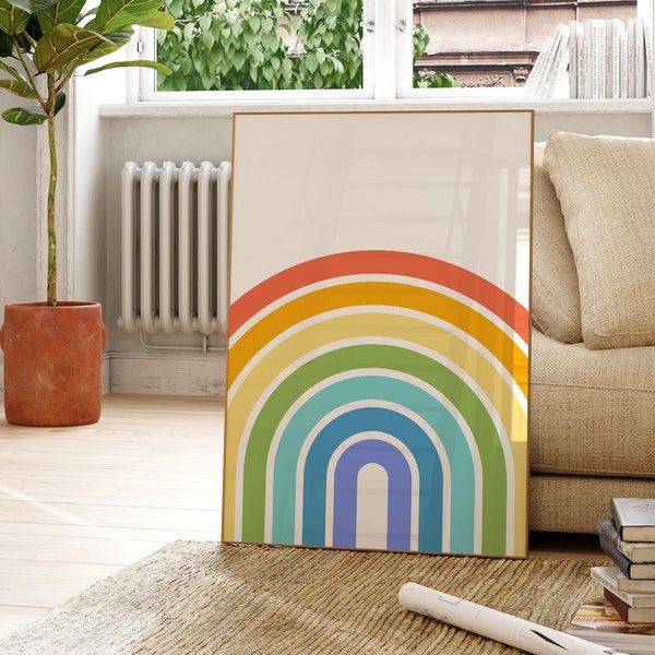 Rainbow Poster - Etsy