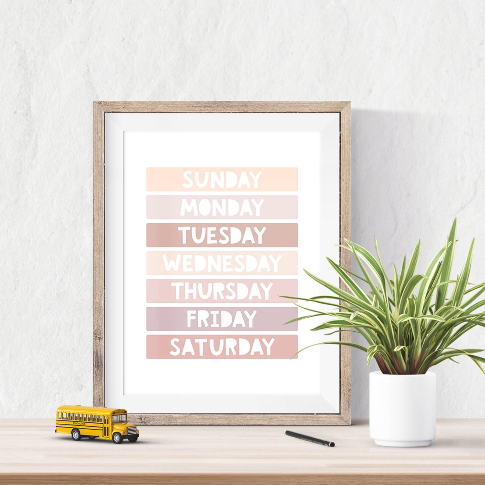 Neutral Classroom Decor Educational Prints Set of 4 - Etsy