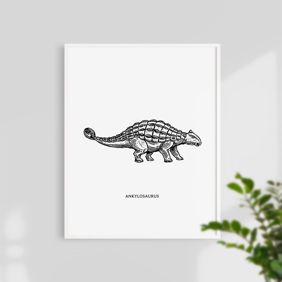 Dinosaur Wall Art, Dinosaur Print, Dinosaur Decor, Dinosaur Poster ...