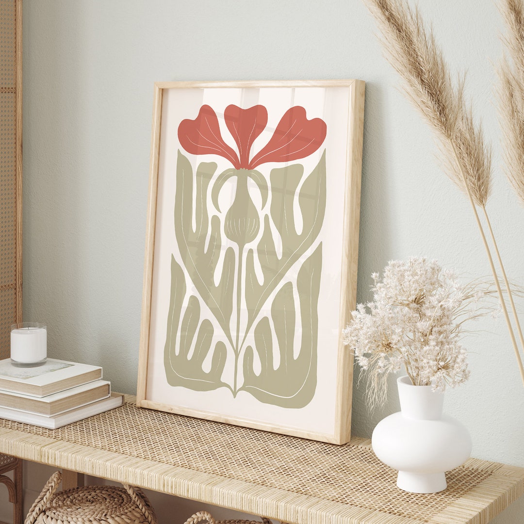 Flower Art Print, Botanical Poster, Flower Market Print, Boho Flower ...