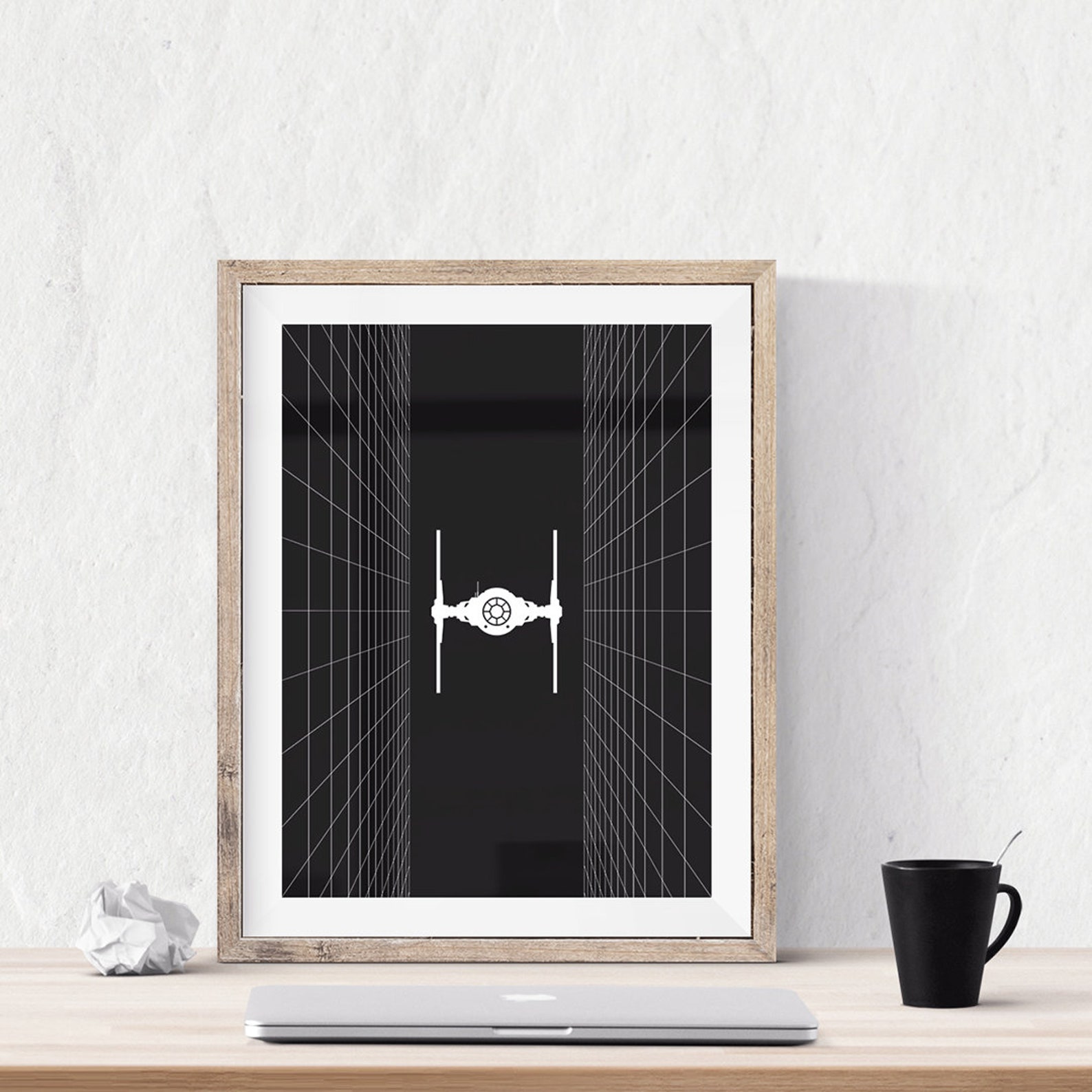 Star Wars Prints Set of 2 Prints X-wing Print Tie Fighter - Etsy