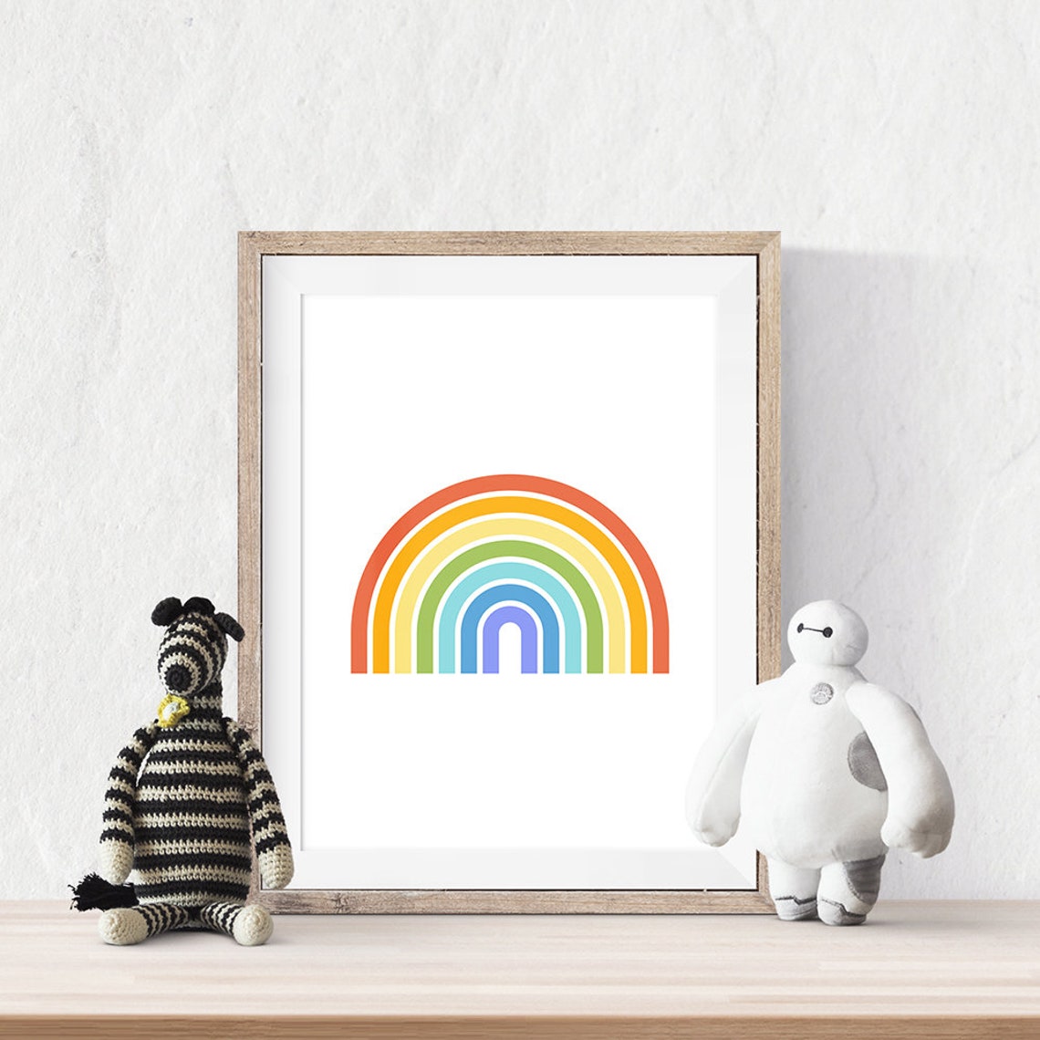 Rainbow Print Rainbow Poster Raibow Printable Children Room - Etsy