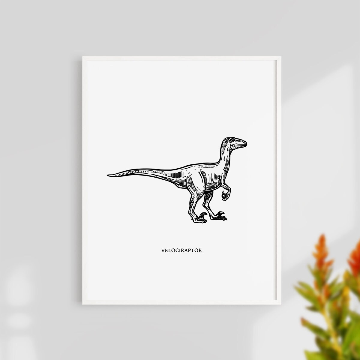 Dinosaur Print Dinosaur Poster Dinosaur Wall Decor Kids | Etsy