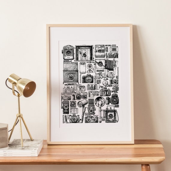 Camera Print Vintage Camera Print Camera Printable Retro - Etsy