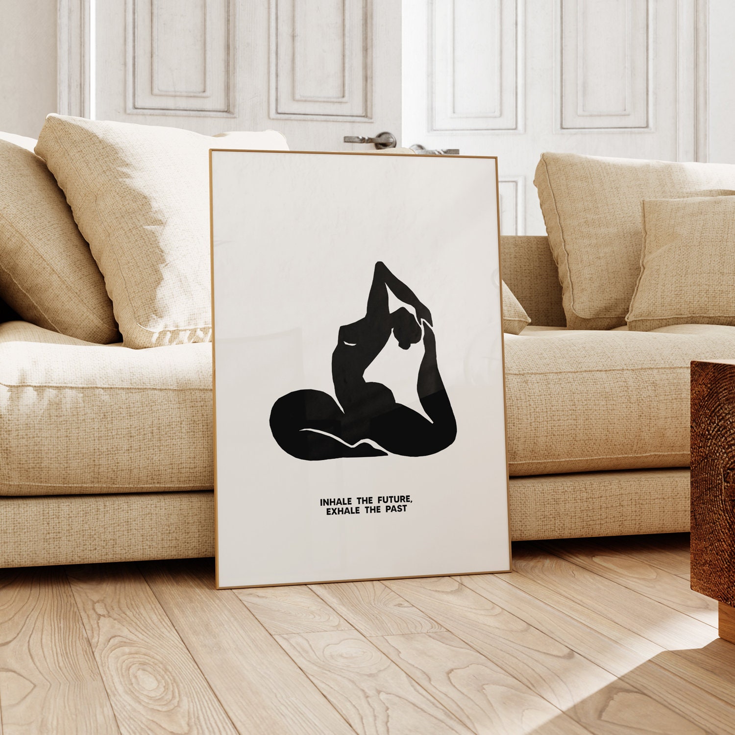 Set of 3 Yoga Poses Prints Yoga Wall Art Yoga Printable Set - Etsy