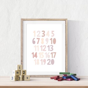Neutral Classroom Decor, Educational Prints, Set of 4 Preschool Posters ...
