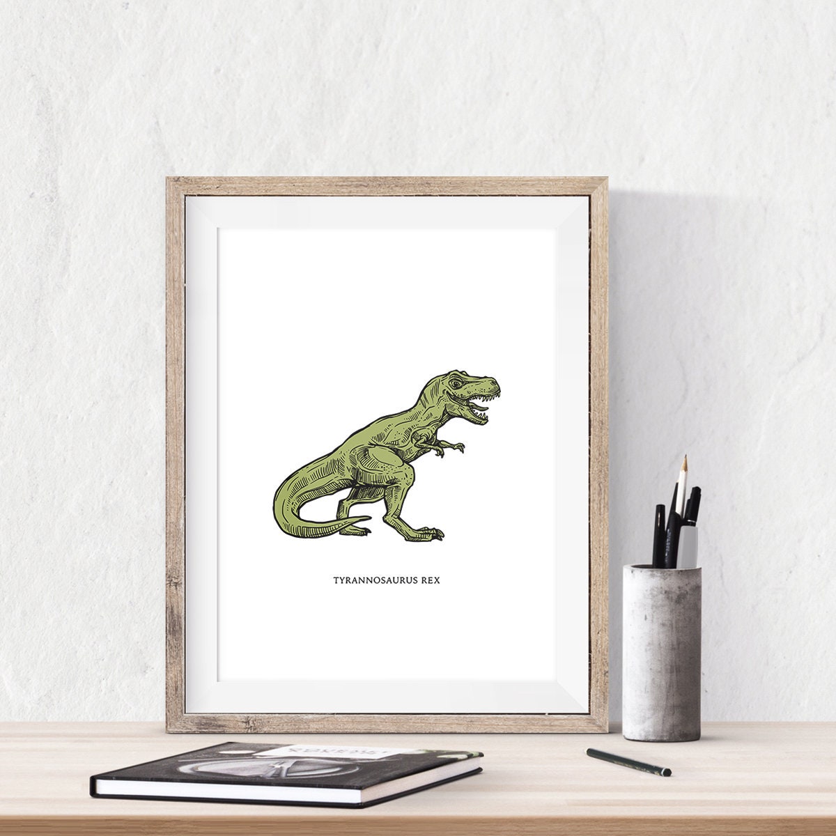 Dinosaur Print Dinosaur Poster Dinosaur Wall Art Set Of 4 | Etsy