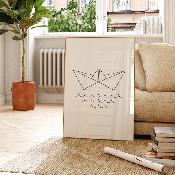 Paper Boat - Etsy