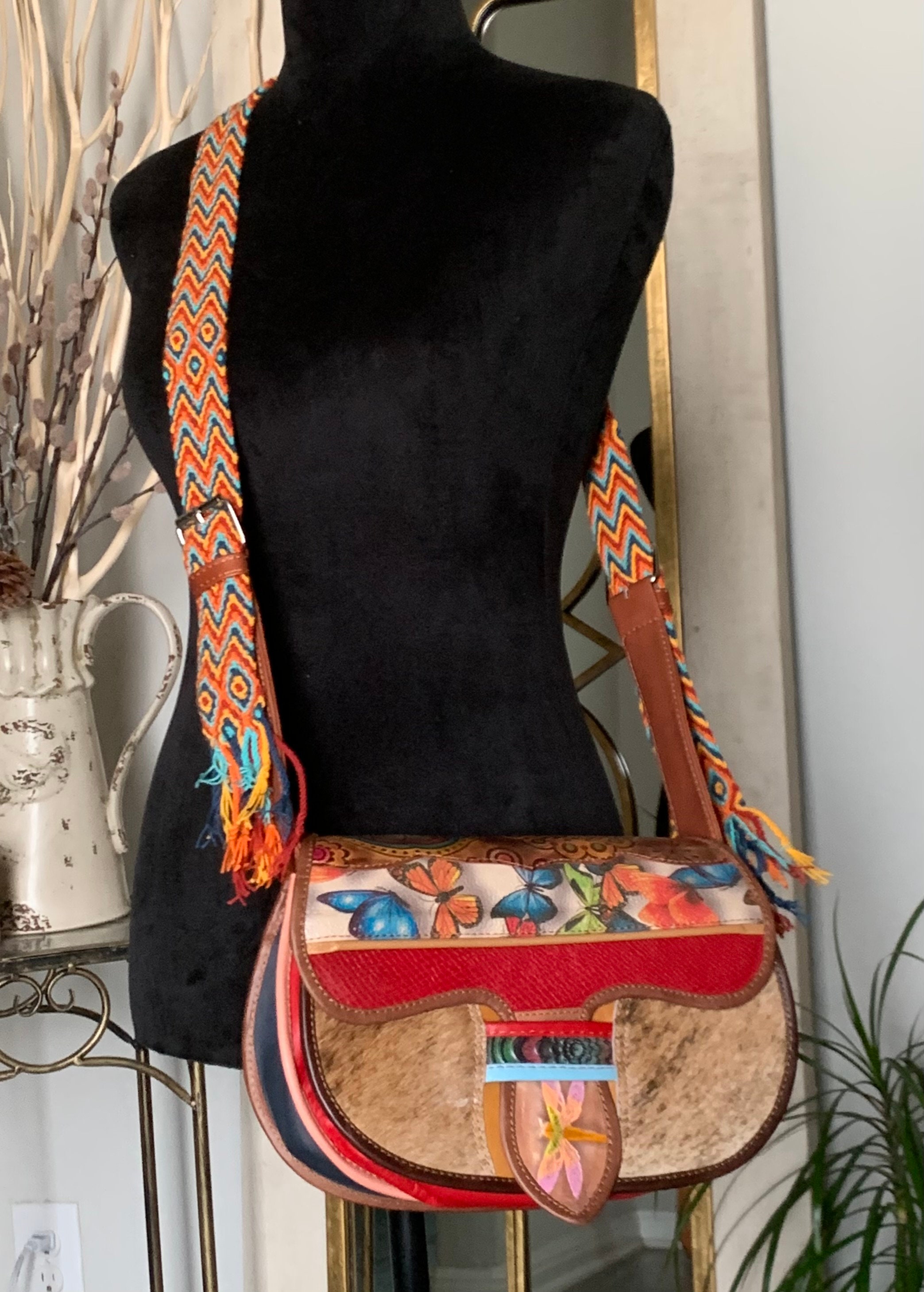 Genuine Leather Bag, Leather Handbag, Colombian Handbag, Handmade ...