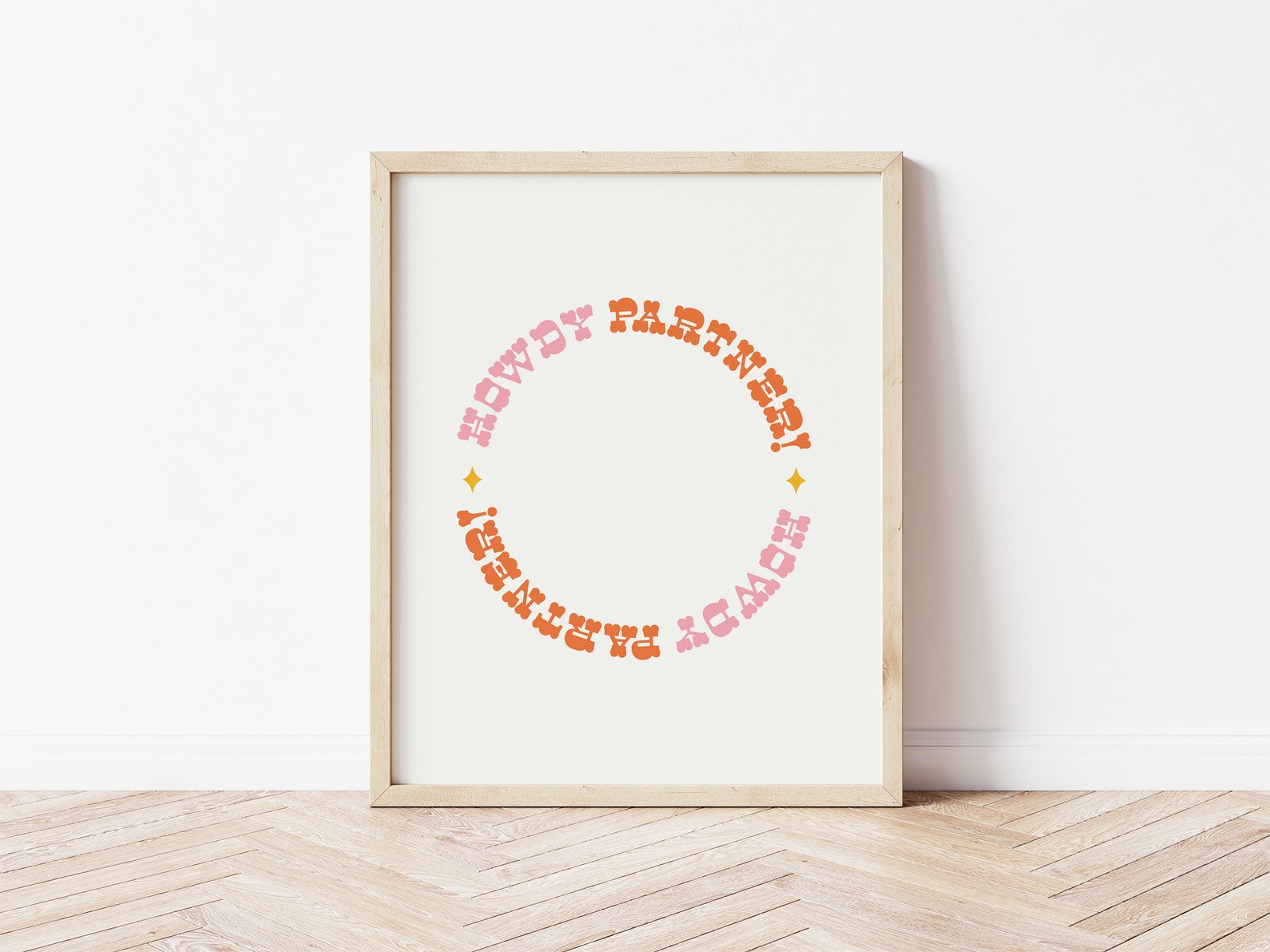 Howdy Partner Print, Printable Wall Art, Country Western Print ...