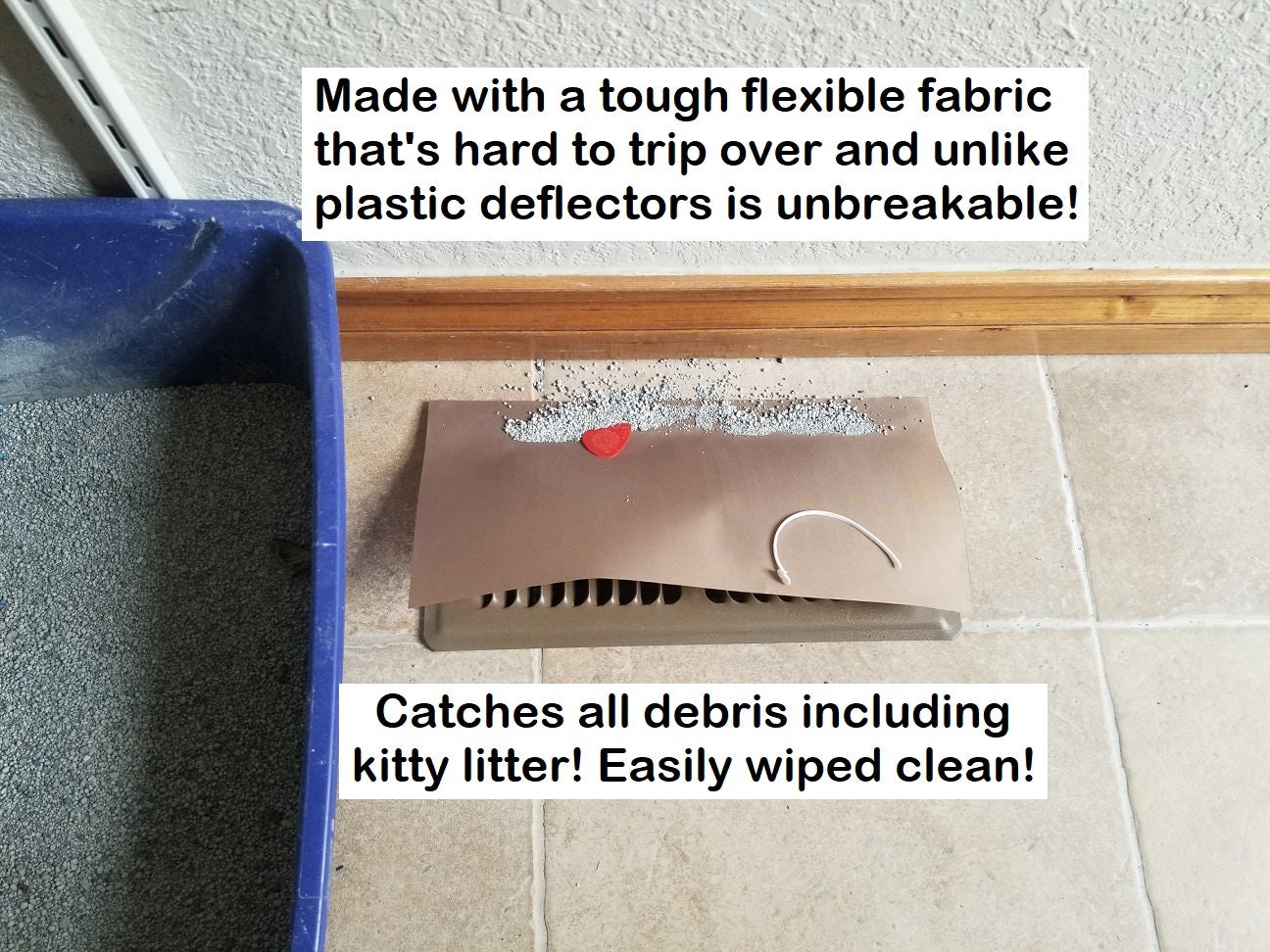 Ecoflap Combo Pack, 6 or 12 Pk of Ecoflap Air Vent Deflectors W/2 Ecosail Strips for Directing ...