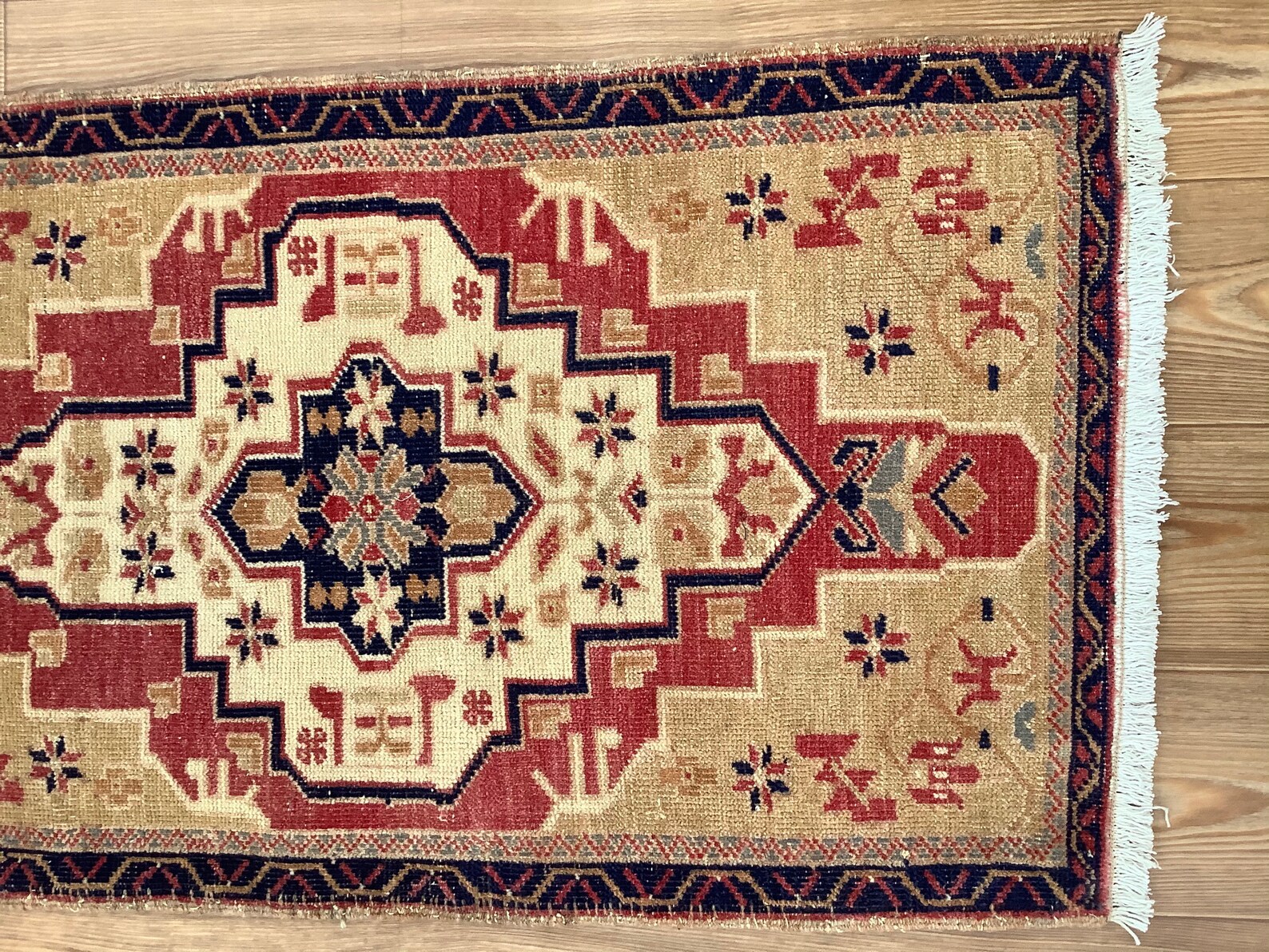 20x34/vintage Mini Rug /distressed Small Rug/oushak Rug/turkish Small ...