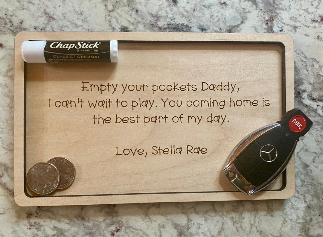 Wooden Engraved Daddy/dad/grandpa/step Dad Trays - Etsy