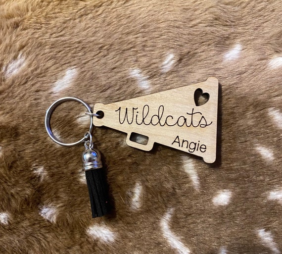 Personalized Cheerleading Keychains | Etsy