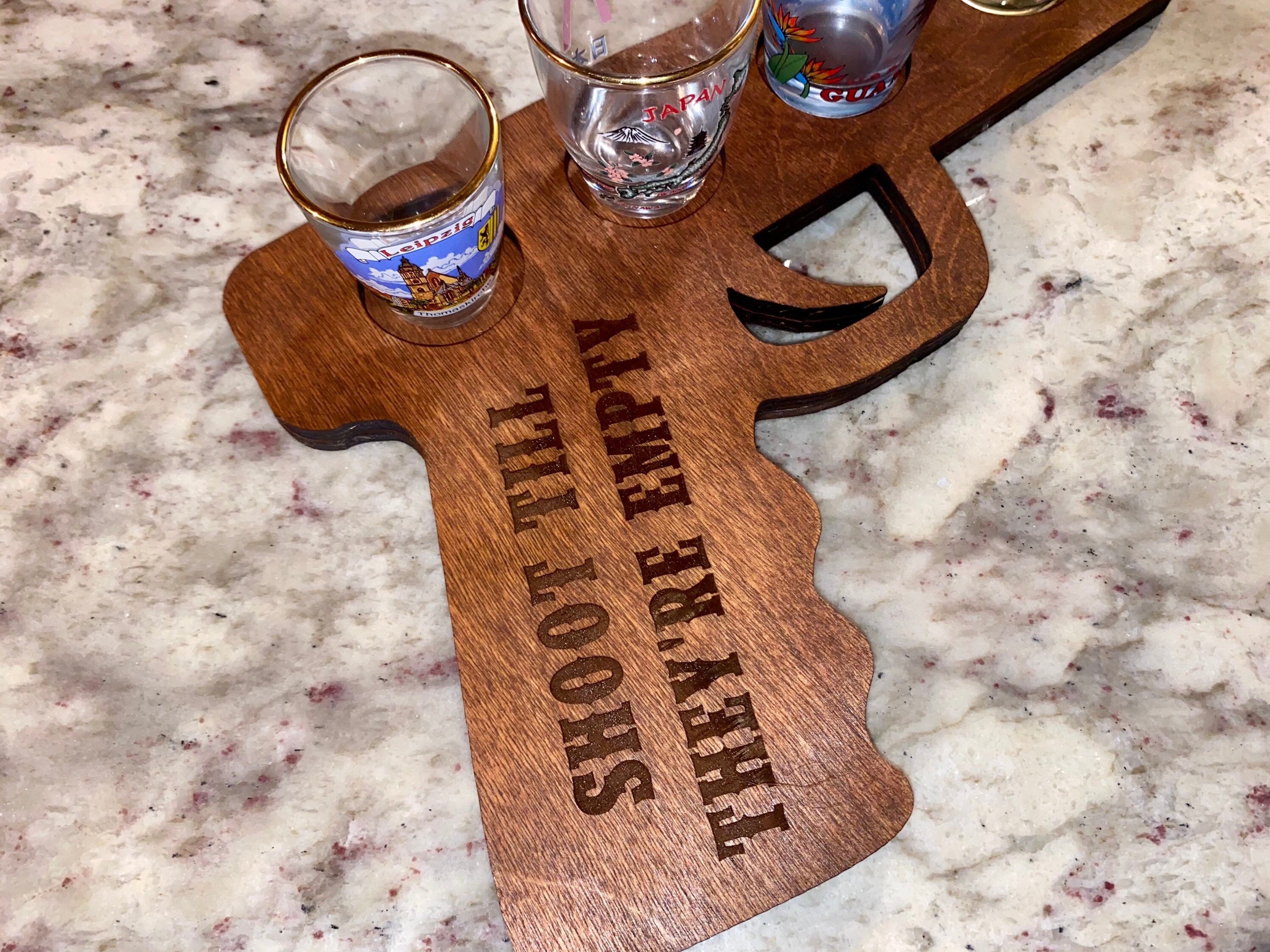 Pistol Shot Tray Digital File - Etsy