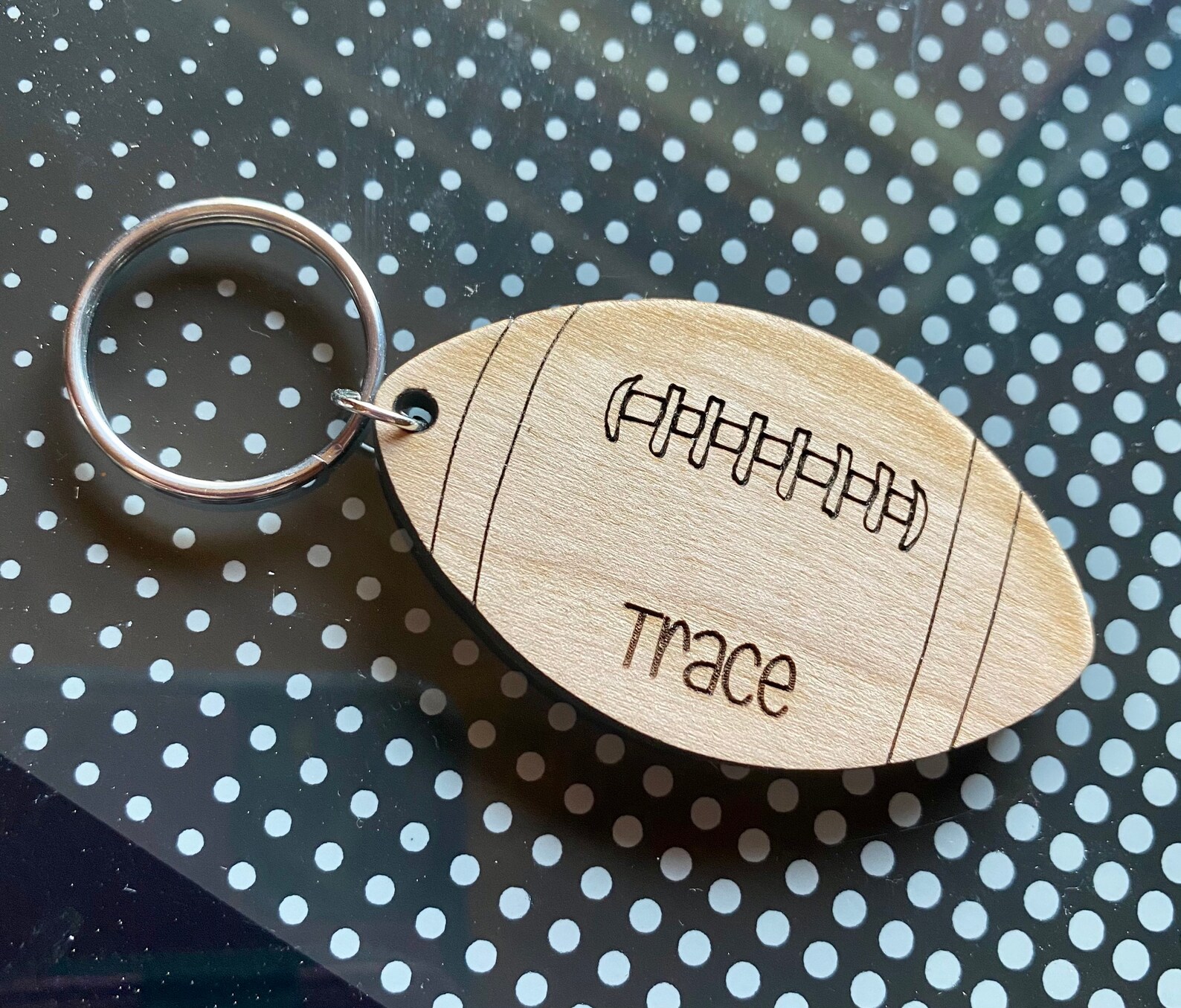 Football Keychains | Etsy