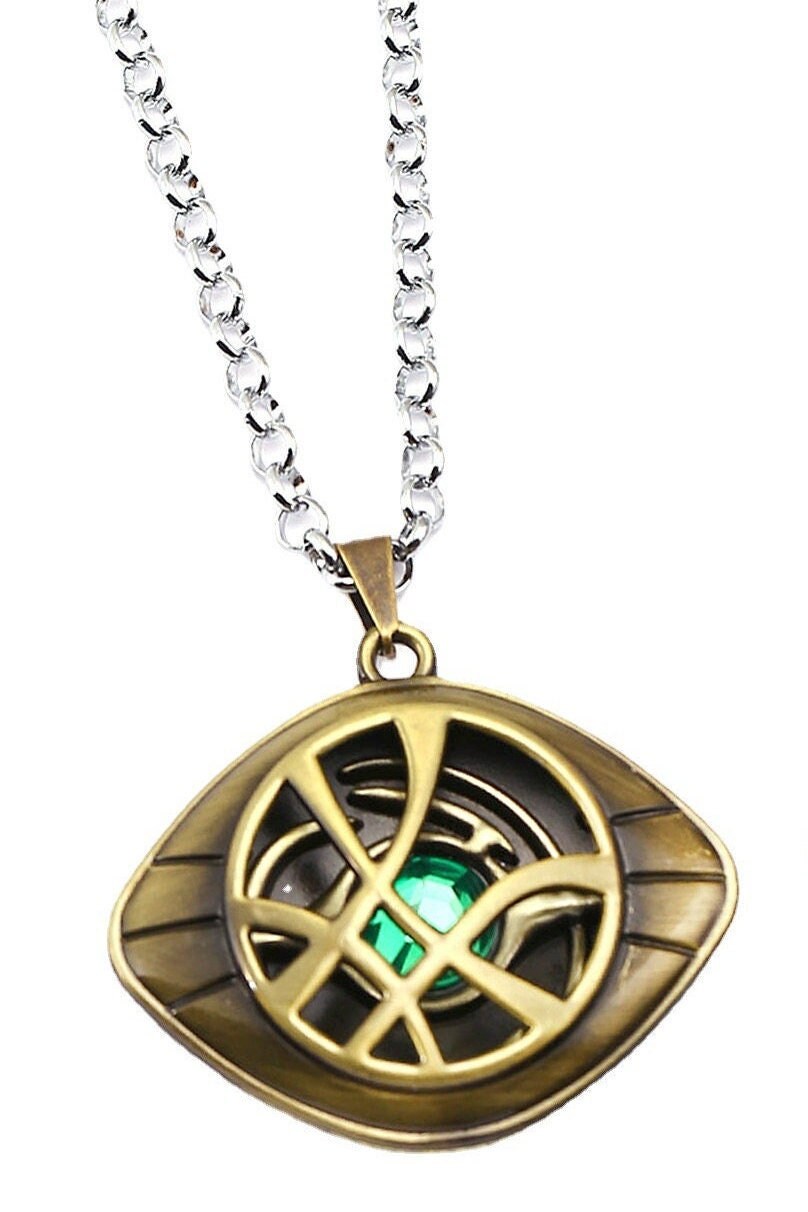 Dr Strange Costume Kids Dr Doctor Strange Eye Of Agamotto Necklace ...