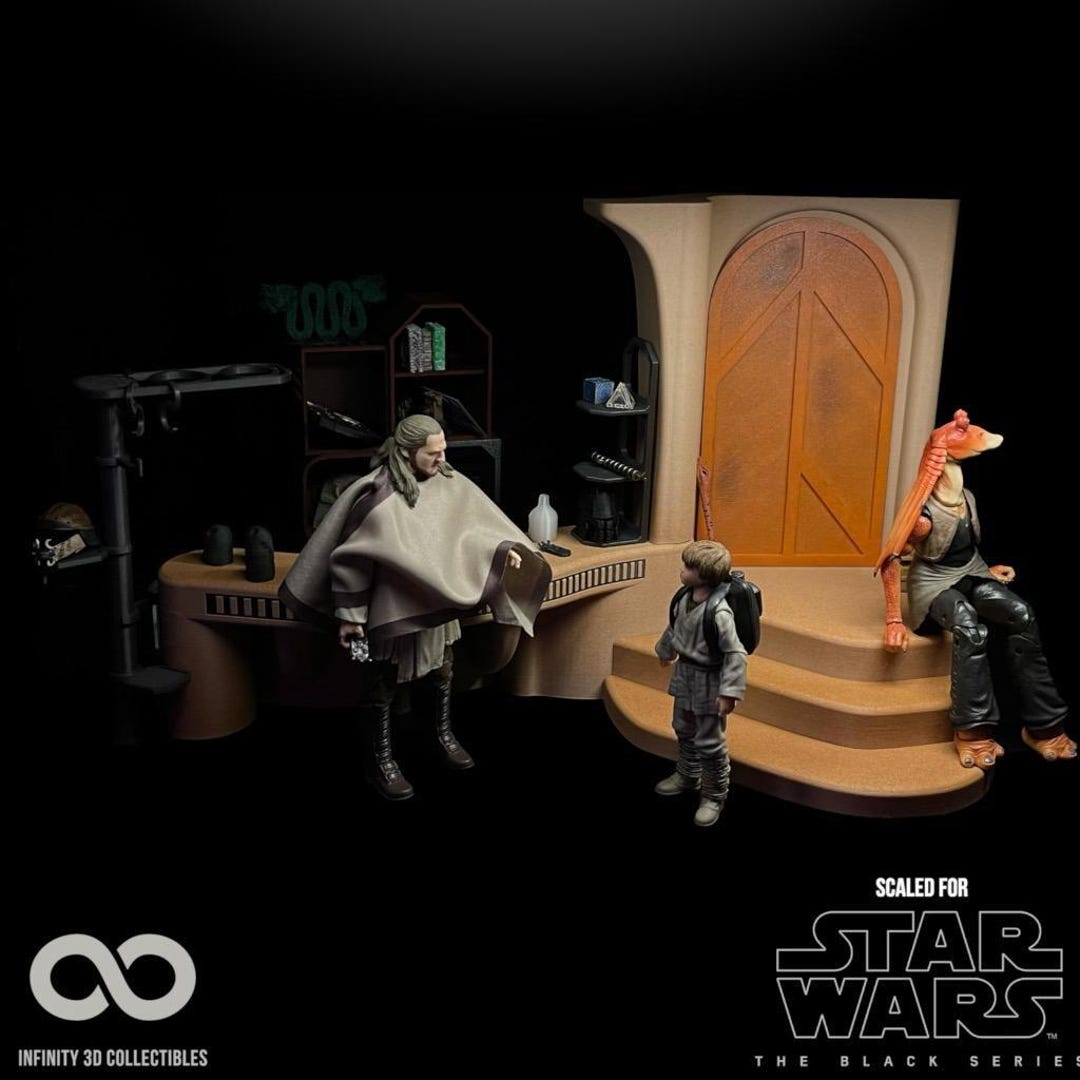 Star Wars Watto's Junk Shop Diorama (scaled for 6") - Etsy