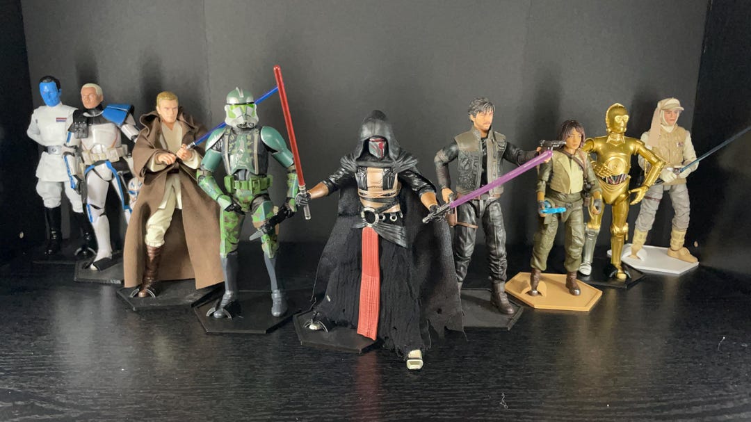The BEST 6" Action Figure Stands (star Wars, Marvel, and More!) - Etsy