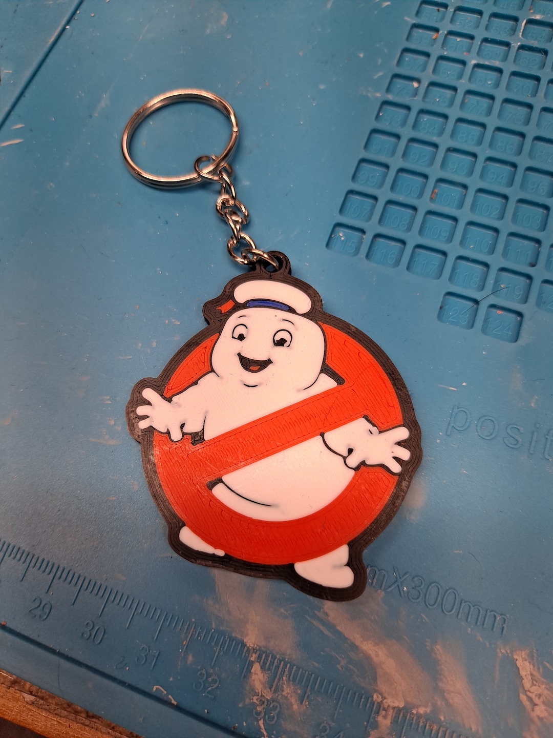 Ghostbusters Minipuft Keychain - Etsy