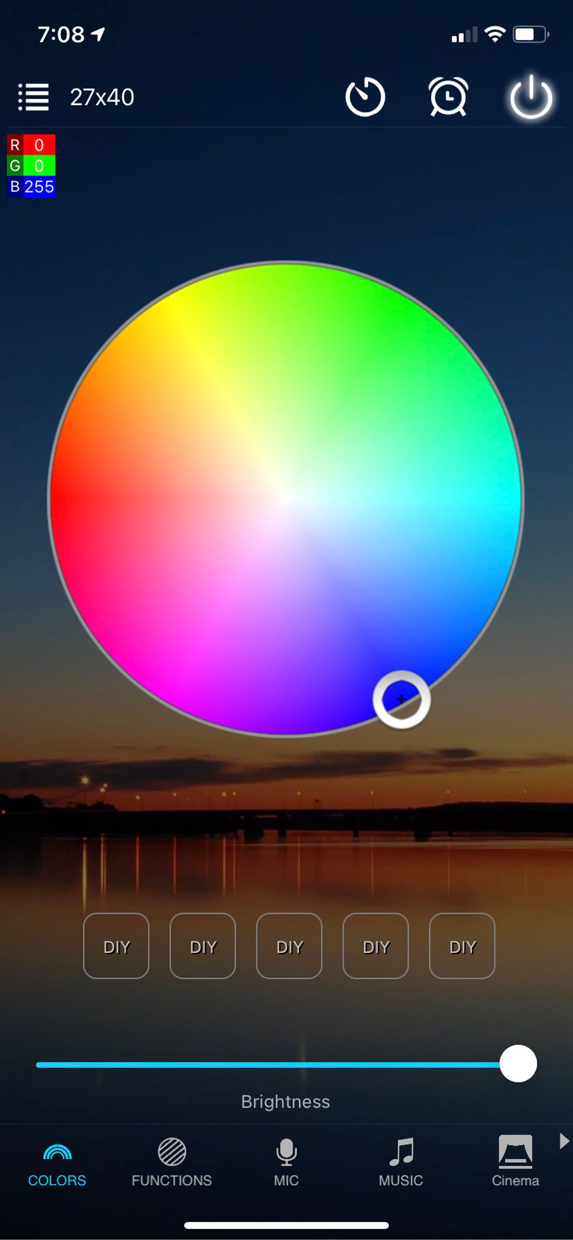 5x25 Movie Mylar Light Box With 4 Snap Frames and Wifi - Etsy