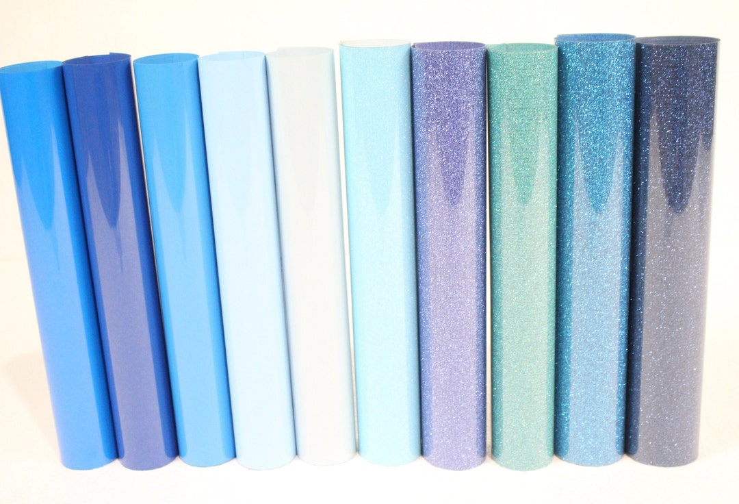 Blue Color Pack of Siser Easyweed - HTV Heat Transfer Vinyl - 10pc ...