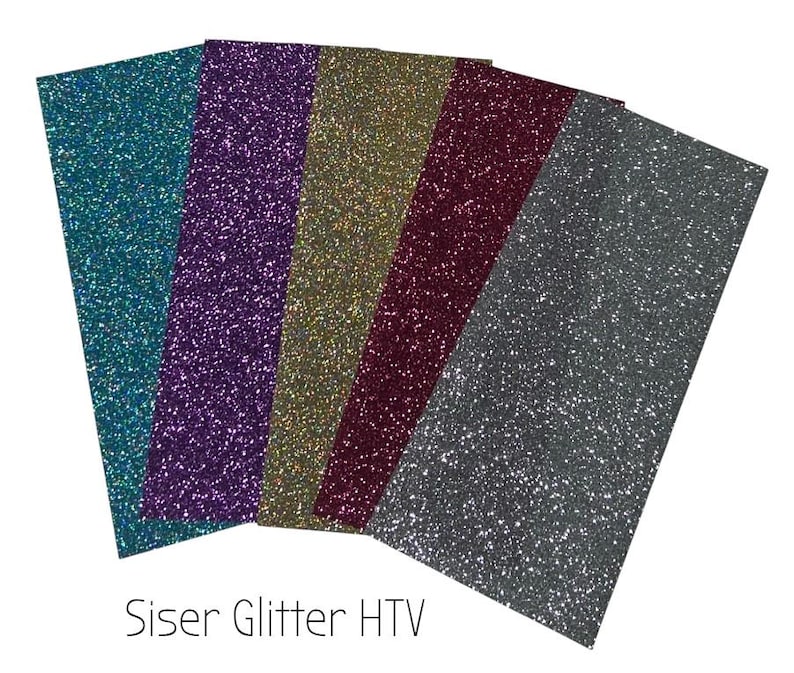 12"x36" (1 Yard) Easyweed Glitter HTV - Siser Heat Transfer Vinyl Iron ...