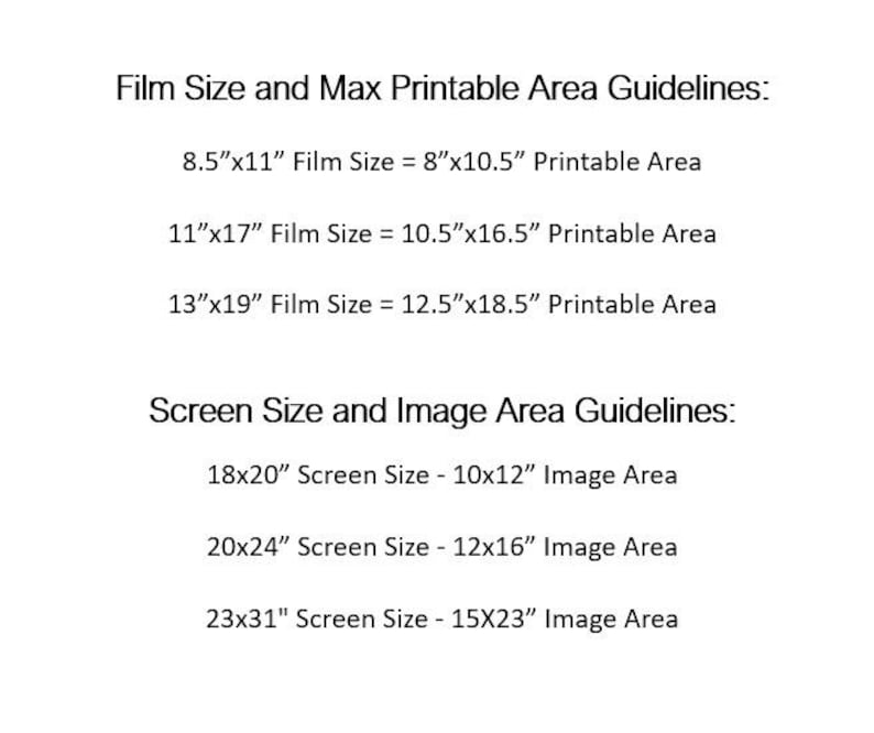 Pre Burned Screen - Custom Screen Printing Frames OR Film - Pre-burned ...