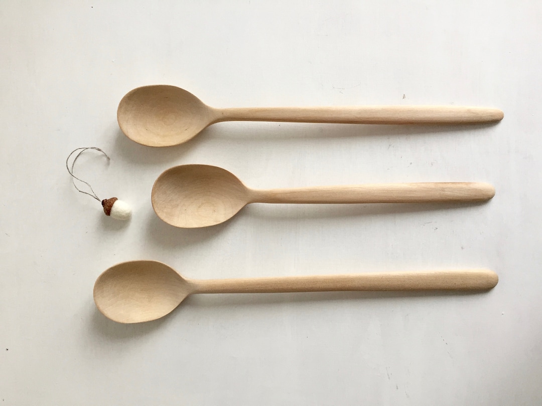 Medium All-purpose Wooden Spoon / Hancrafted / Long Handle Wooden Spoon ...