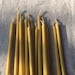Slim Candles / 100% Pure Beeswax Candles / Set of 20 Slim Beeswax ...