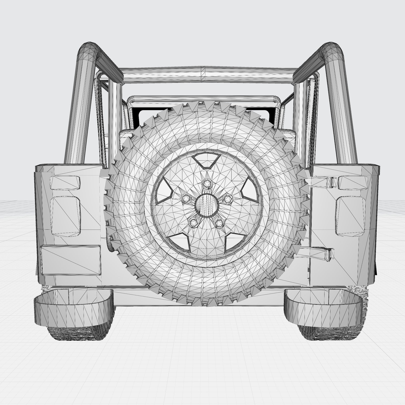 Jeep Wrangler 3D Model STL File Format for 3-D Printing | Etsy