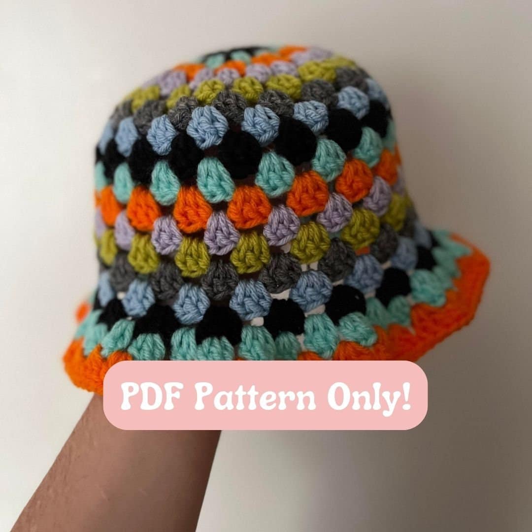 Crochet Bucket Hat Pattern PDF PATTERN ONLY Granny - Etsy