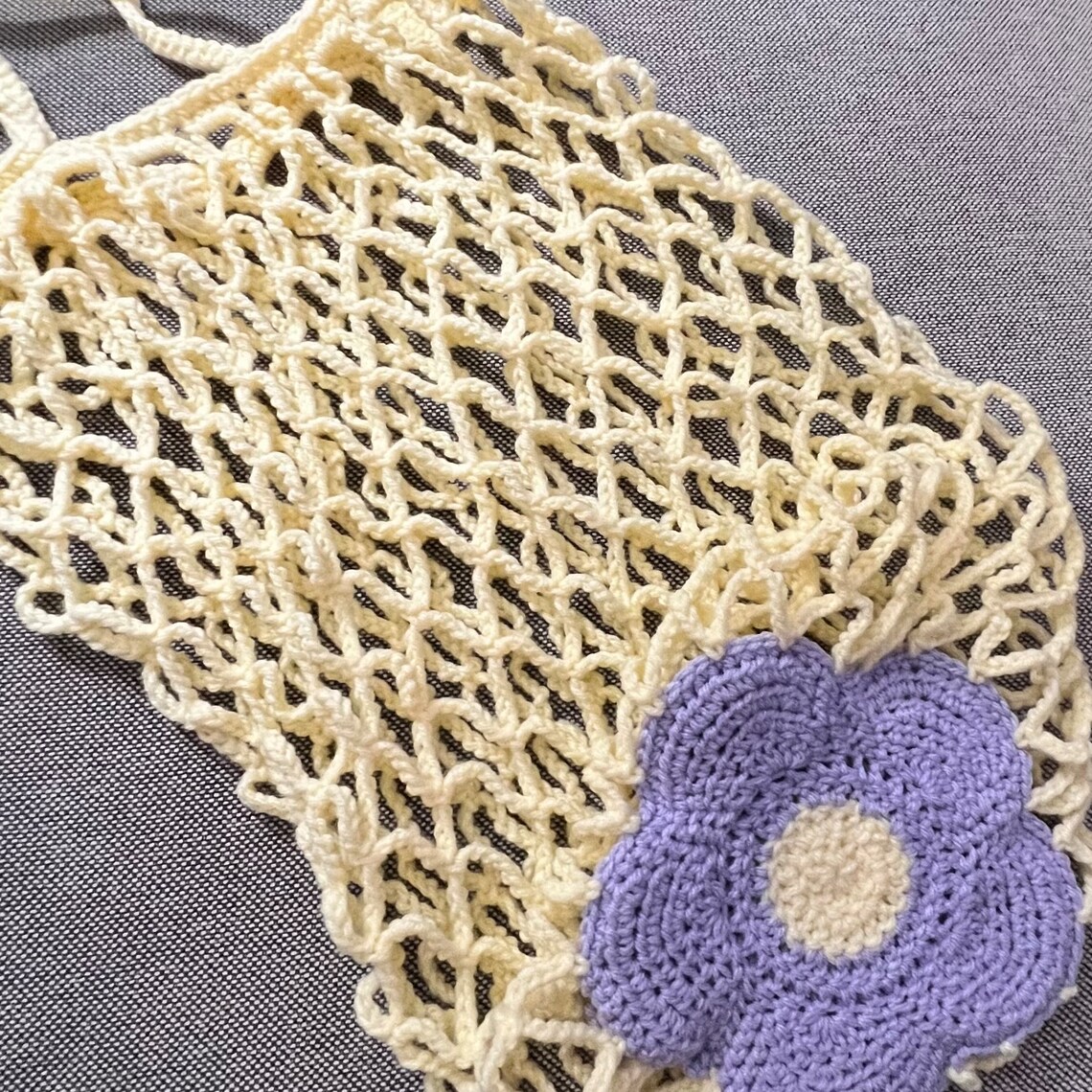 Crochet Floral Foldable Market Bag Pattern-- *PDF PATTERN ONLY ...