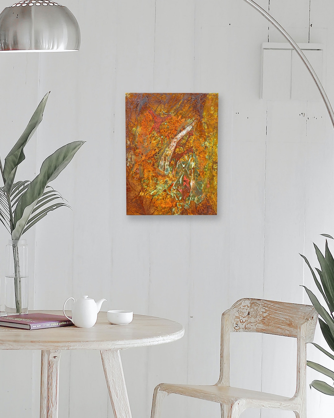 Rust Painting: Brutalist Mixed Media Texture Art, 16x12 - Etsy