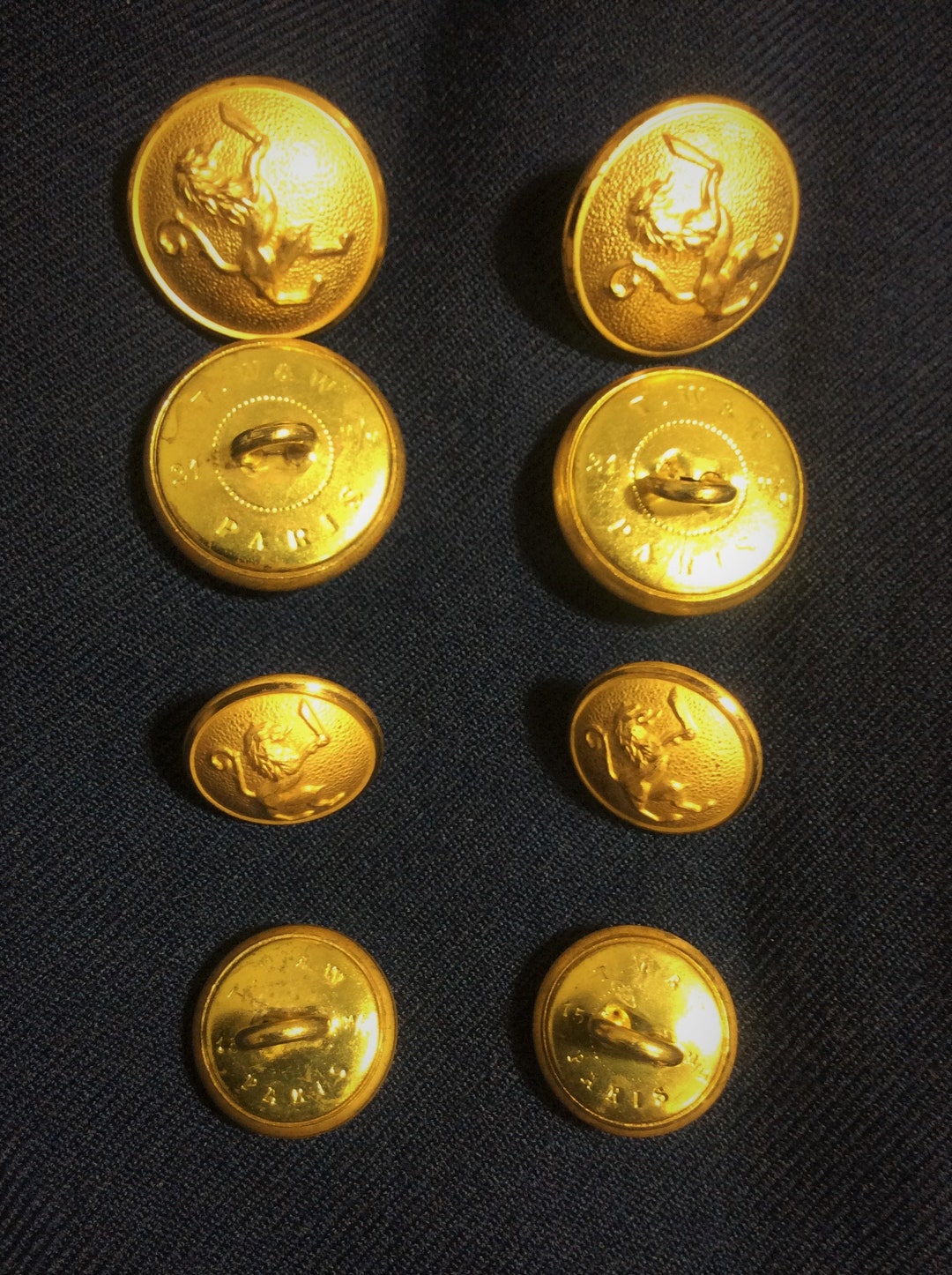 T.W&W PARIS BUTTONS - Etsy