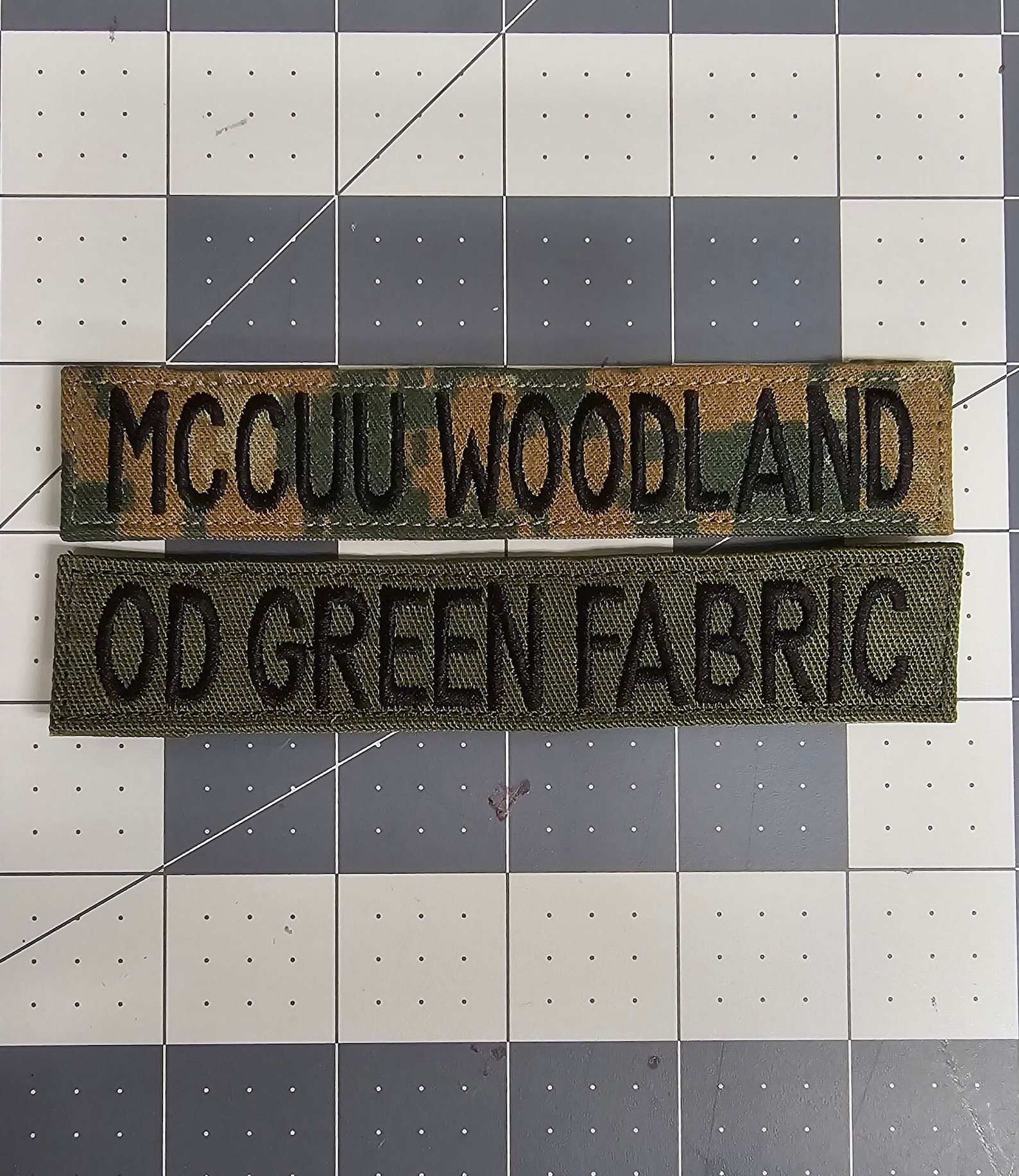 CUSTOM Embroidered NAME TAPE With Hook Fastener - Etsy