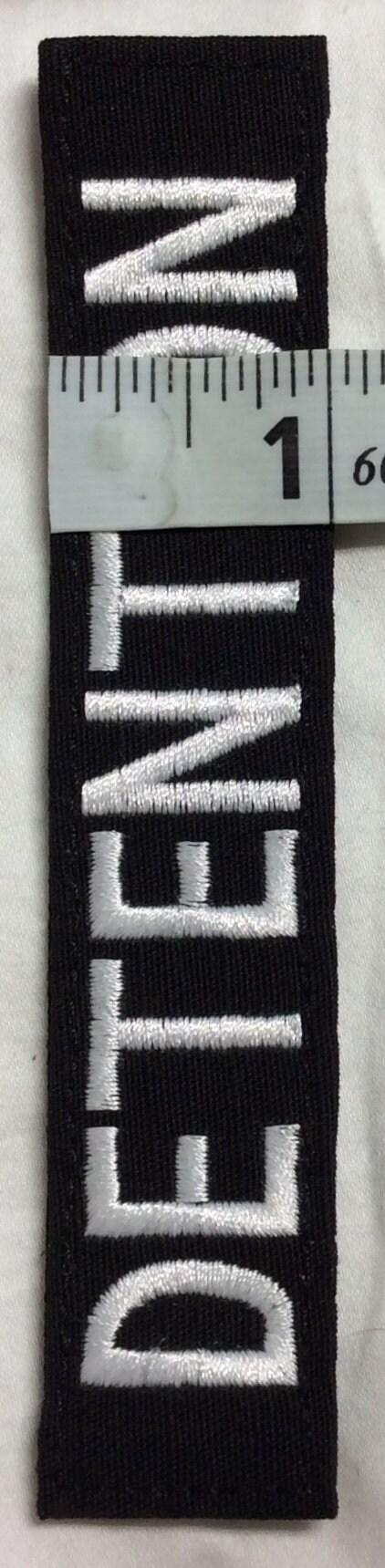 CUSTOM Embroidered NAME TAPE With Hook Fastener | Etsy