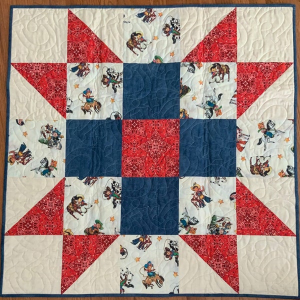 Cowboy Quilt - Etsy