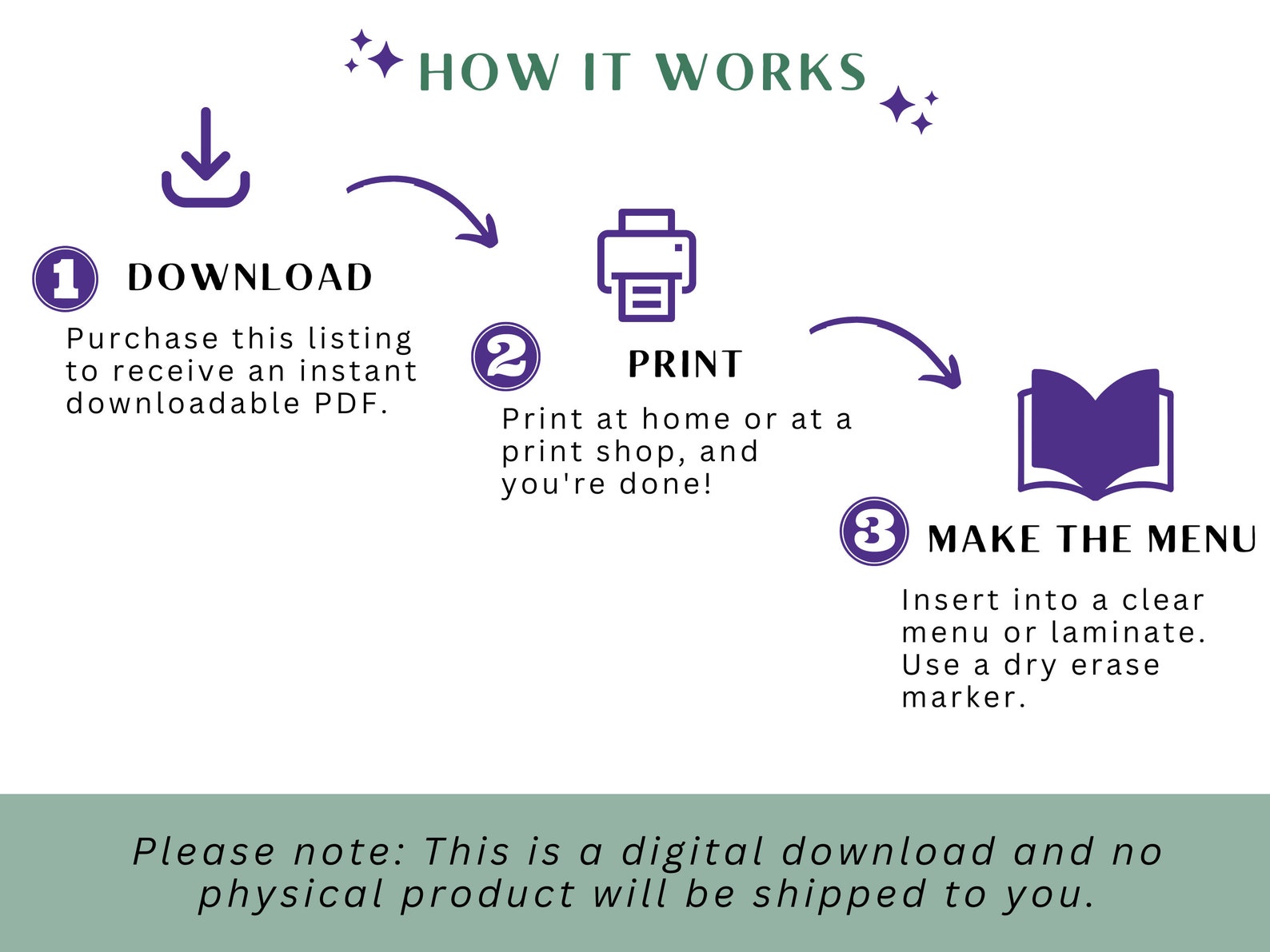 Elementary Homeschool Morning Menu | Digital PDF | Instant Download ...